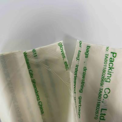 China Pedido personalizado Sacos de plástico degradáveis com material PP e logotipo personalizado à venda