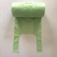 China PE Drawstring Biodegradable Garbage Bags 25x40cm 8kg Load Eco-Friendly Waste Disposal for sale