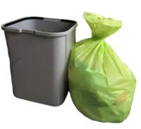 China Biodegradable Compostable Plastic Bags 40% Biosource Material 8-15kg Load Custom Sizes for sale