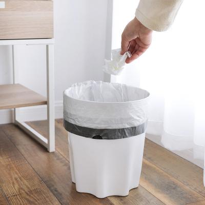 Cina Sacco per rifiuti portatile a corda con logo personalizzato e certificato OK compost in vendita