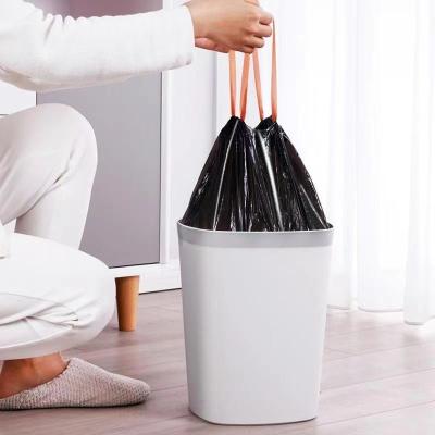 Cina Sacco per rifiuti portatile a corda con logo personalizzato e certificato OK compost in vendita