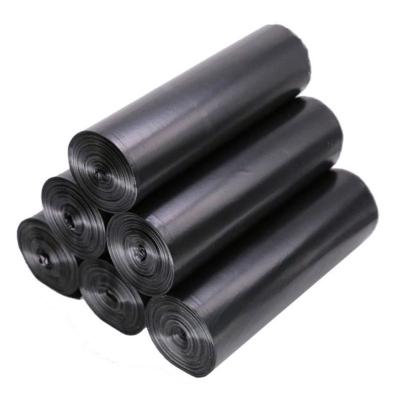 China Custom Order Accepted Thickened Large Black Garbage Bags for Various Garbage Bins for sale