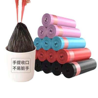 中国 家庭用 キッチン オフィスと寮用 引き紐で閉める 厚いゴミ袋 販売のため
