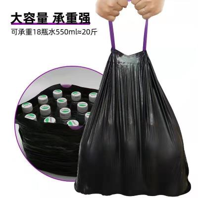 Cina Logo personalizzato Piccoli sacchetti della spazzatura a corda da tiro 4 galloni Verde per cucina o ufficio in vendita