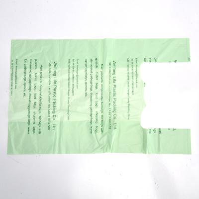 China 40% Estrutura do material de biorressource Sacos de compras de PVC recém concebidos e biodegradáveis à venda