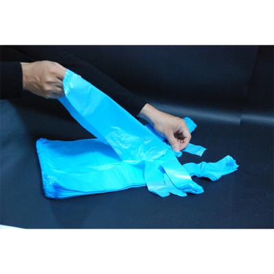 China Pulp Moulding Plastic T-Shirt Bag voor supermarkt en winkelen Te koop
