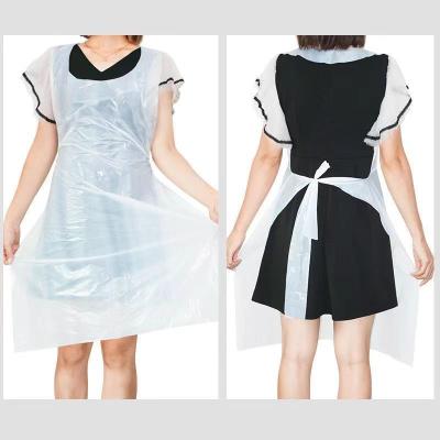 Cina Apron di plastica usa e getta per feste di pittura cucina lavori domestici picnic barbecue e molti altri in vendita