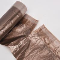 China Custom Logo HDPE LDPE Drawstring Garbage Bags 450x500mm 5-100 Mic Bulk for sale
