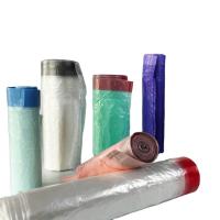 China Custom Logo HDPE LDPE Drawstring Garbage Bags 450x500mm 5-100 Mic Bulk for sale