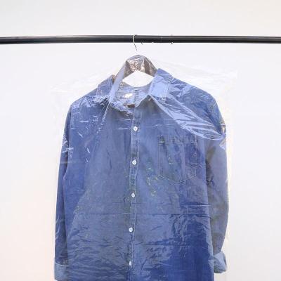 China Transparent Non-Toxic Clothing Plastic Dustproof Bags for Garment Storage Customized for sale