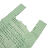 China Biodegradable Printed Plastic Garbage Bags 40% Biosource Material 8-15kg Load Custom Sizes for sale