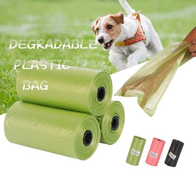 China Pedidos personalizados aceites Sacos biodegradáveis para cães Verde/Negro/Creme prontos para ser enviados à venda