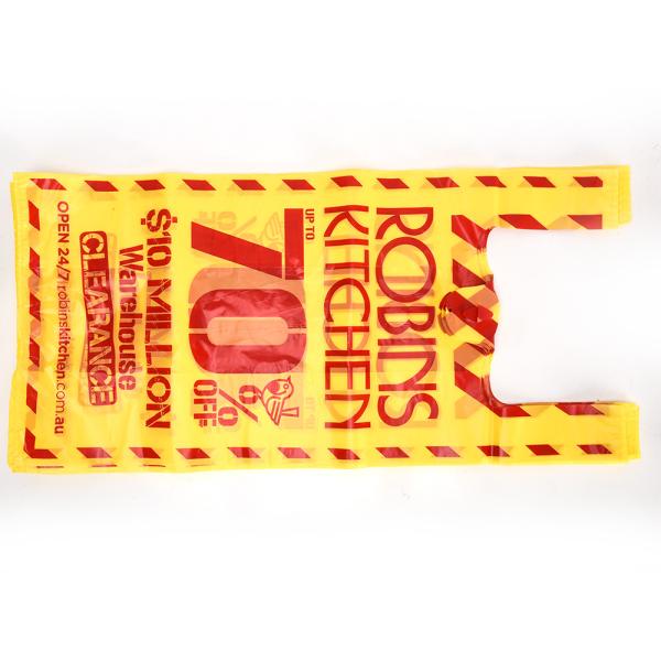 Quality Custom HDPE/LDPE/LLDPE T-Shirt Bag for Supermarket Shopping and Takeaway for sale