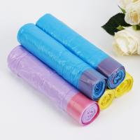 China Customized PE Drawstring Garbage Bag 450x500mm 5-100 Mic Thick Household Portable for sale