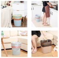 China Customized Logo Large Quantity Portable Drawstring Automatic Garbage Collection Plastic Bag for sale