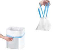 China Customized Logo Accepted Customization Drawstring Plastic Garbage Bag With Drawstring for sale