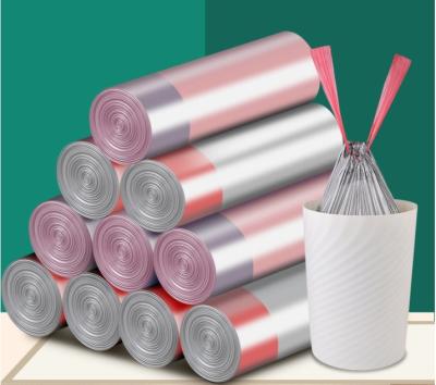 China Huishoudelijke vuilniszak met automatische sluiting en goed compostcertificering Te koop