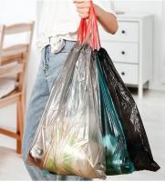 China OK Compost Household Drawstring Kitchen Garbage Bag 450x500mm 5-100 Mic Custom Size for sale