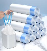 China OK Compost Household Drawstring Kitchen Garbage Bag 450x500mm 5-100 Mic Custom Size for sale