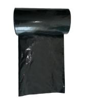 China Square Bottom Garbage Bag 20% Fold Even Back HDPE Drawstring 5-100 Mic Thickness Custom Logo for sale