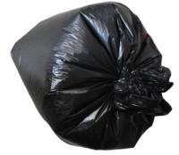 China Square Bottom Garbage Bag 20% Fold Even Back HDPE Drawstring 5-100 Mic Thickness Custom Logo for sale