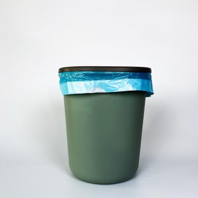China Sacos de lixo de plástico HDPE dobrados individualmente à venda