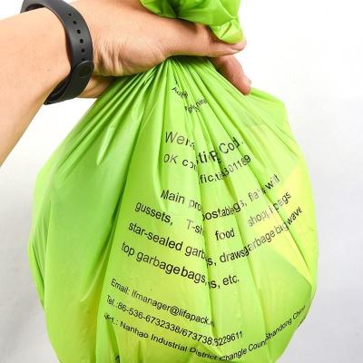 Cina Ordine personalizzato accettato 35L Biodegradable bin liners per lo smaltimento dei rifiuti ecologici in vendita