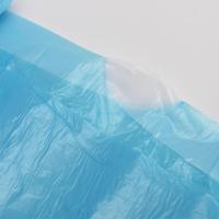 China Offset Printing Plastic Disposable Drawstring Trash Packaging Garbage Bag for sale
