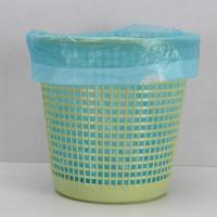 China Offset Printing Plastic Disposable Drawstring Trash Packaging Garbage Bag for sale