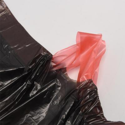 Cina Ordine personalizzato accettato sacchetto per rifiuti per uso domestico blu in rulli di plastica con corda di trazione in vendita