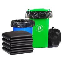 China Custom Size HDPE Plastic Contractor Trash Bags 1000x1200mm 5-100 Mic Thick for sale