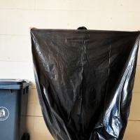 China Custom Size HDPE Plastic Contractor Trash Bags 1000x1200mm 5-100 Mic Thick for sale