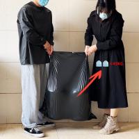 China Custom Size HDPE Plastic Contractor Trash Bags 1000x1200mm 5-100 Mic Thick for sale