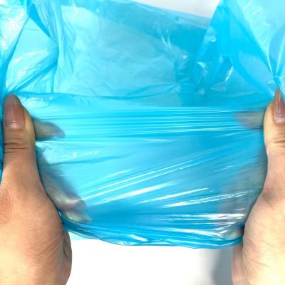 China Aceitação de encomendas personalizadas Rolo de sacos de lixo de corda de tração perfumada em HDPE/LDPE/LLDPE à venda