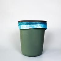 China Offset Printing Drawstring Tie String Garbage Bags on Roll 450x500mm 5-100 Mic for Trash Can for sale