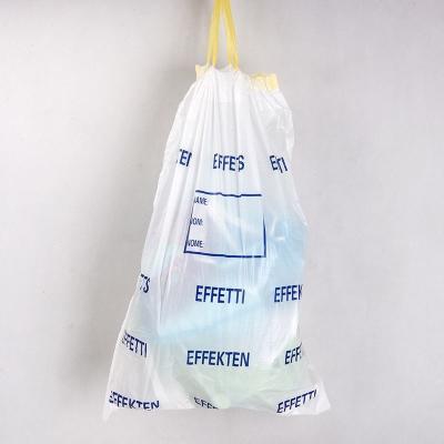 Cina Colore Top Seller Sacchetto della spazzatura a corda su rotolo Made in Tall Kitchen 13 galloni LDPE in vendita