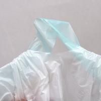 China Custom Logo Eco Friendly Drawstring Trash Bags 730x840mm HDPE LDPE for sale