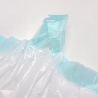 China Custom Logo Eco Friendly Drawstring Trash Bags 730x840mm HDPE LDPE for sale
