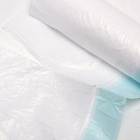 China Custom Logo Eco Friendly Drawstring Trash Bags 730x840mm HDPE LDPE for sale