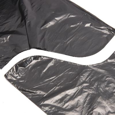 China Beige PE Plastic HDPE/LDPE Flap Tie Trash Garbage Bag for Direct Custom Branding for sale