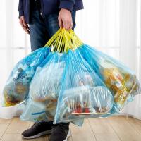 China Eco-Friendly Drawstring Garbage Bag 730x840mm Thickened Leak-Proof HDPE LDPE for sale