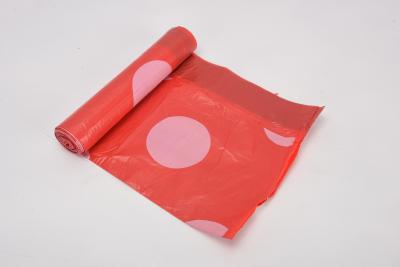 China Manufactured Custom Printed Plastic Garbage Bags with and 5-80 Mic Thickness for sale