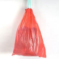 China Compostable 30L Drawstring Plastic Trash Bag 730x840mm Custom Thickness Bulk for sale