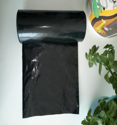 Cina Ordine personalizzato accettato Sacchetti di rifiuti in plastica LDPE nero extra resistente per rifiuti da costruzione in vendita