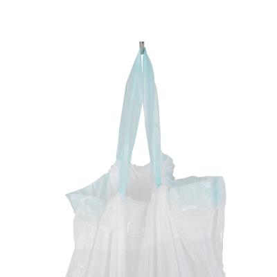 China Hdpe material virgem Star-sealing sacos de lixo em rolos sacos de plástico azul rosa preto amarelo à venda