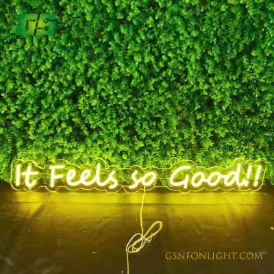 China Interior Hanging LED Neon Light Decor Luxury Massage Spa Neon Sign for sale
