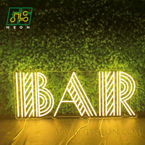 Quality Custom LED 3D Neon Light Sign Bar Neon Logo For Business Home Pub Lounge Display for sale