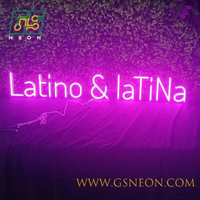 China Custom LED Name Wedding Neon Light Sign For Ceremony Decor Photo Booth Display for sale