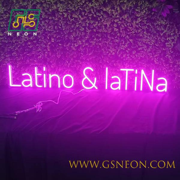 Quality Custom LED Name Wedding Neon Light Sign For Ceremony Decor Photo Booth Display for sale