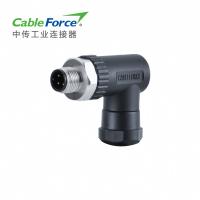 China Field Wireable A Code M12 Circular Connector EMI Shielded Screw fixing PG7 Sensor for sale